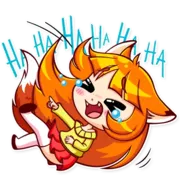 Стикеры телеграм «Alice Fox» (AliceFox)