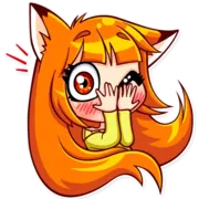 Стикеры телеграм «Alice Fox» (AliceFox)