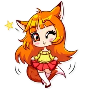 Стикеры телеграм «Alice Fox» (AliceFox)