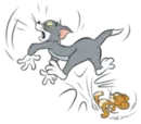 Стикеры телеграм «Tom and Jerry» (CartoonsTomandJerry)