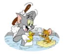 Стикеры телеграм «Tom and Jerry» (CartoonsTomandJerry)