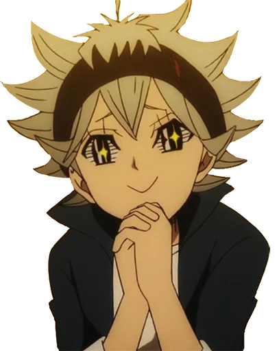 Стикеры телеграм «Black Clover» (blackclover12)