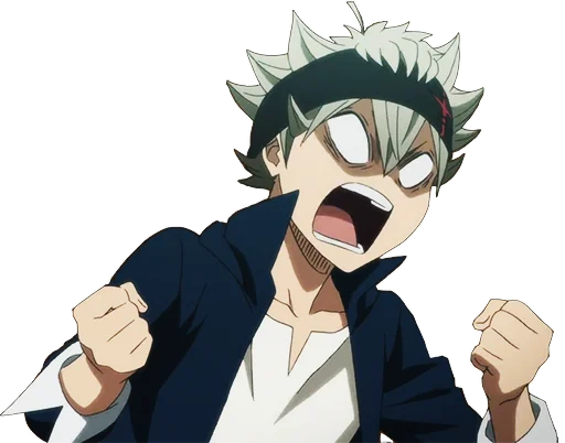 Стикеры телеграм «Black Clover» (blackclover12)